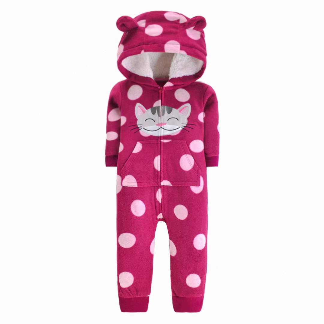 🌼 Whimsy & Warmth: Girls’ Fleece Romper. – Kids closet