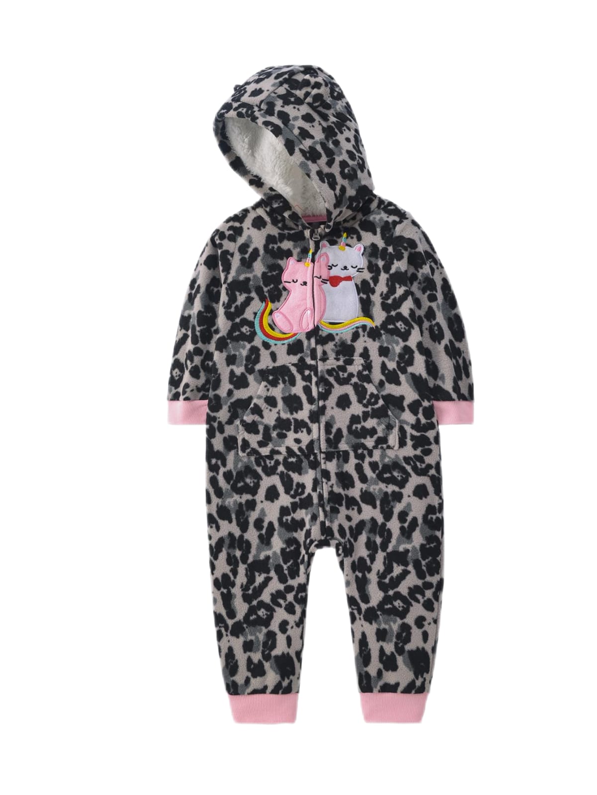 🧁 Snuggle Style: Girls’ Fleece Romper. – Kids closet